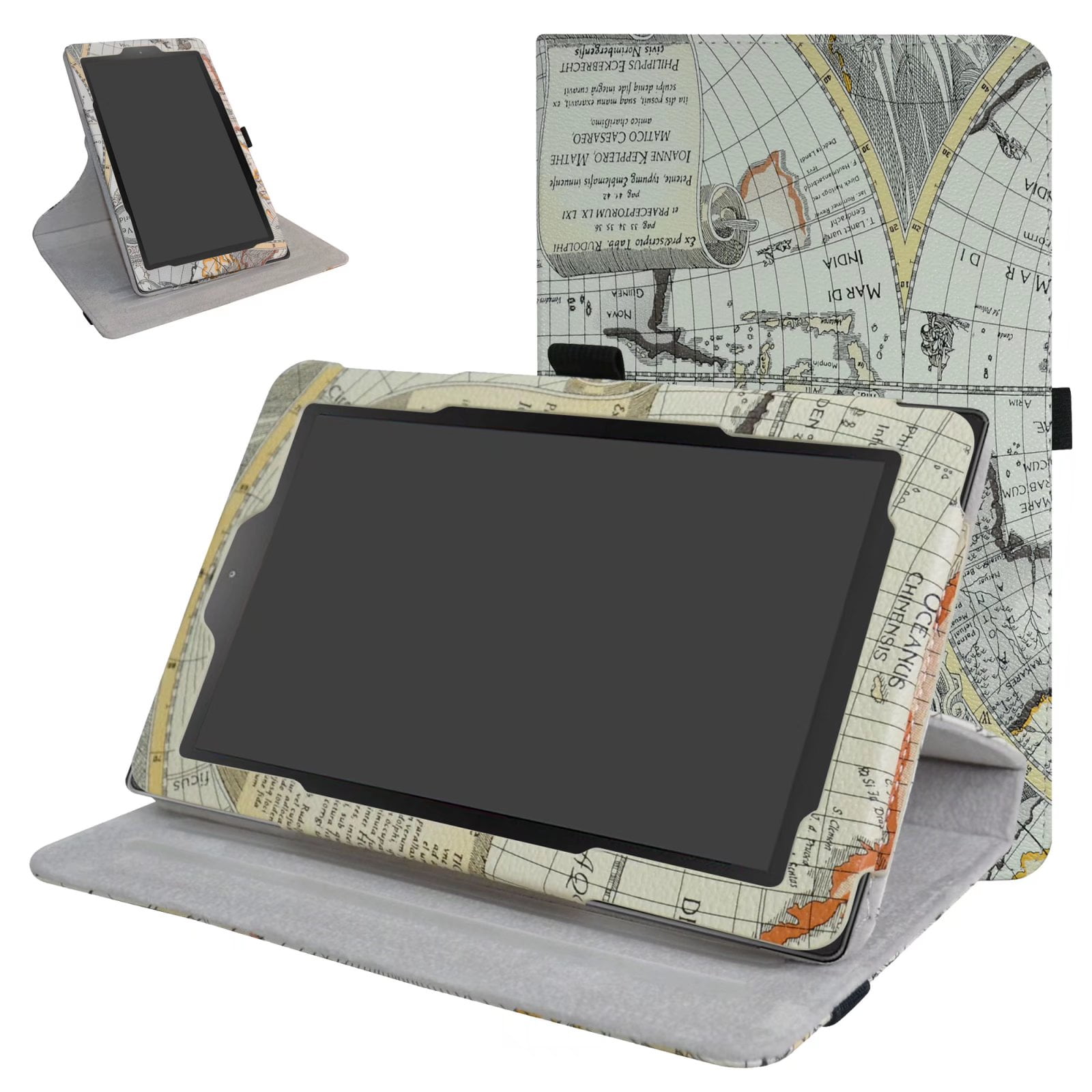 Labanema 7" All-New Fire 7 Tablet 2017 / Fire 7 2015 Case, 360 Degree ...