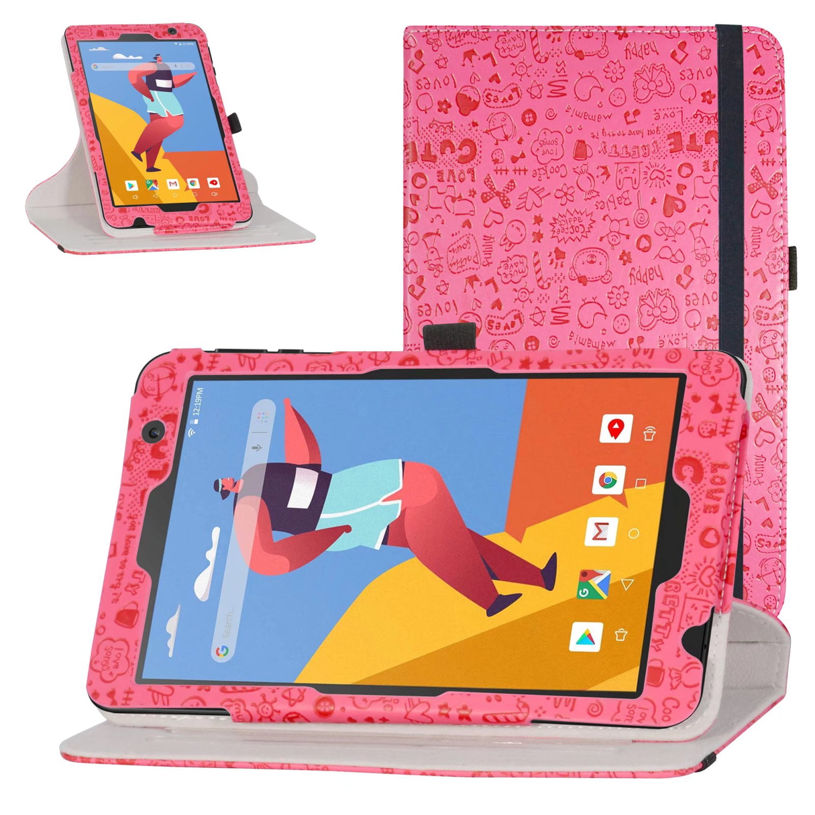 Labanema 8" VANKYO MatrixPad S8 Tablet Case, 360 Degree Rotary Stand 8 ...