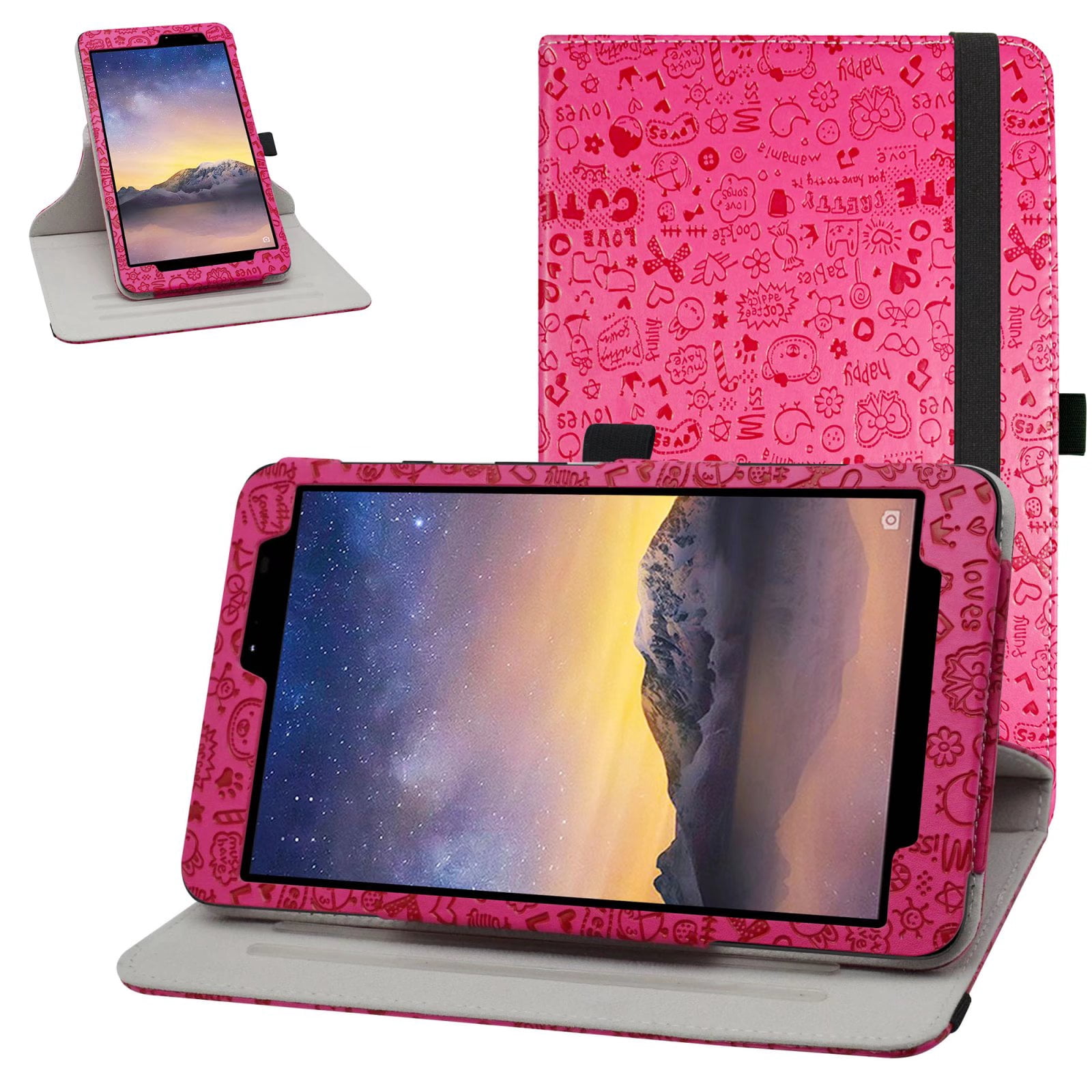 Labanema MOXEE Tablet 8 inch（mt-t800）Case, 360 Degree Rotary Stand ...