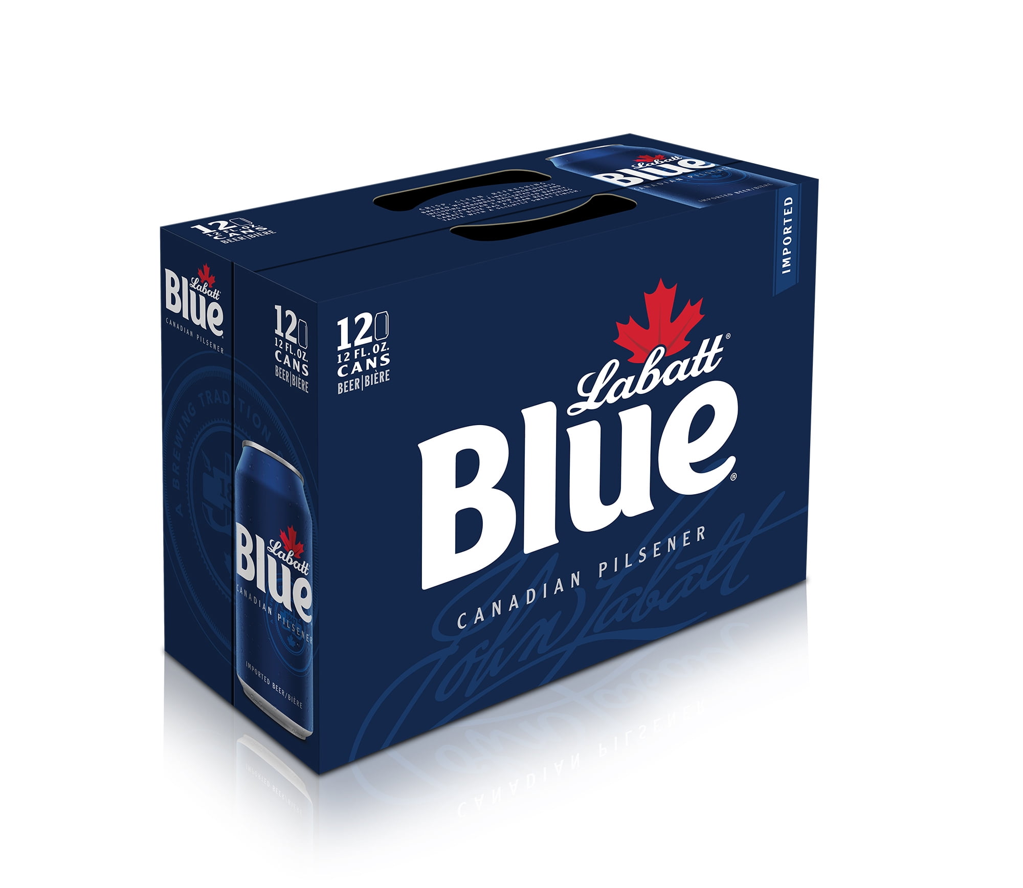 Labatt Blue Beer, Canadian Pilsner, 12 pack, 12 fl oz Aluminum Cans, 4. ...