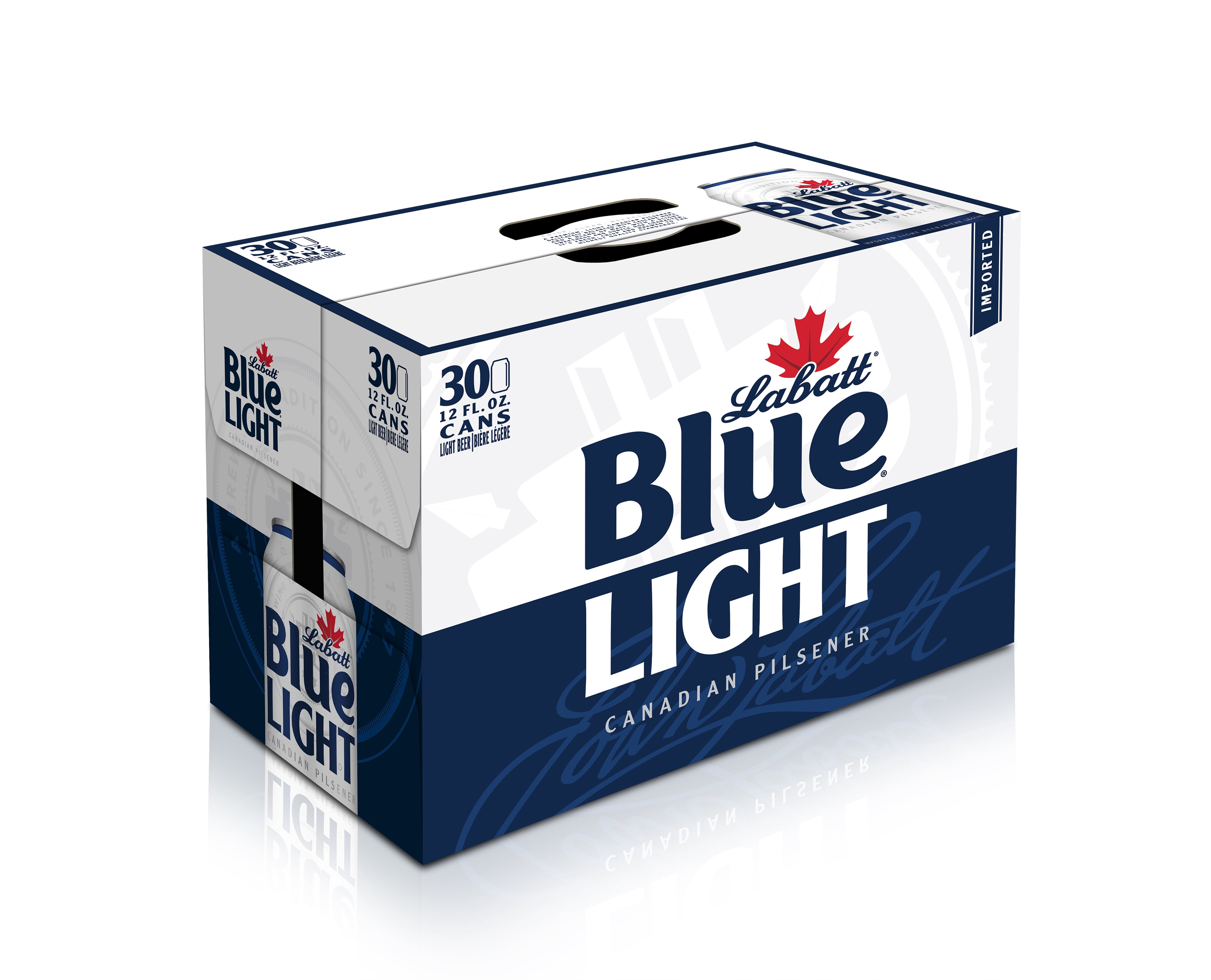 Labatt Blue Light Canadian Pilsner Beer, 30 Pack Can, 12 fl. oz, 4.0% ...