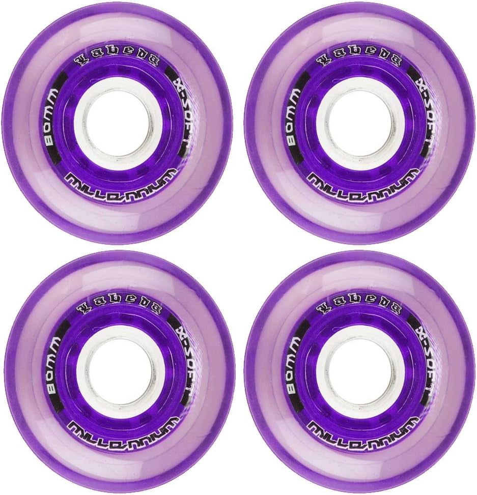 Labeda Millenium Inline Skate Wheels 4 Pack - Walmart.com