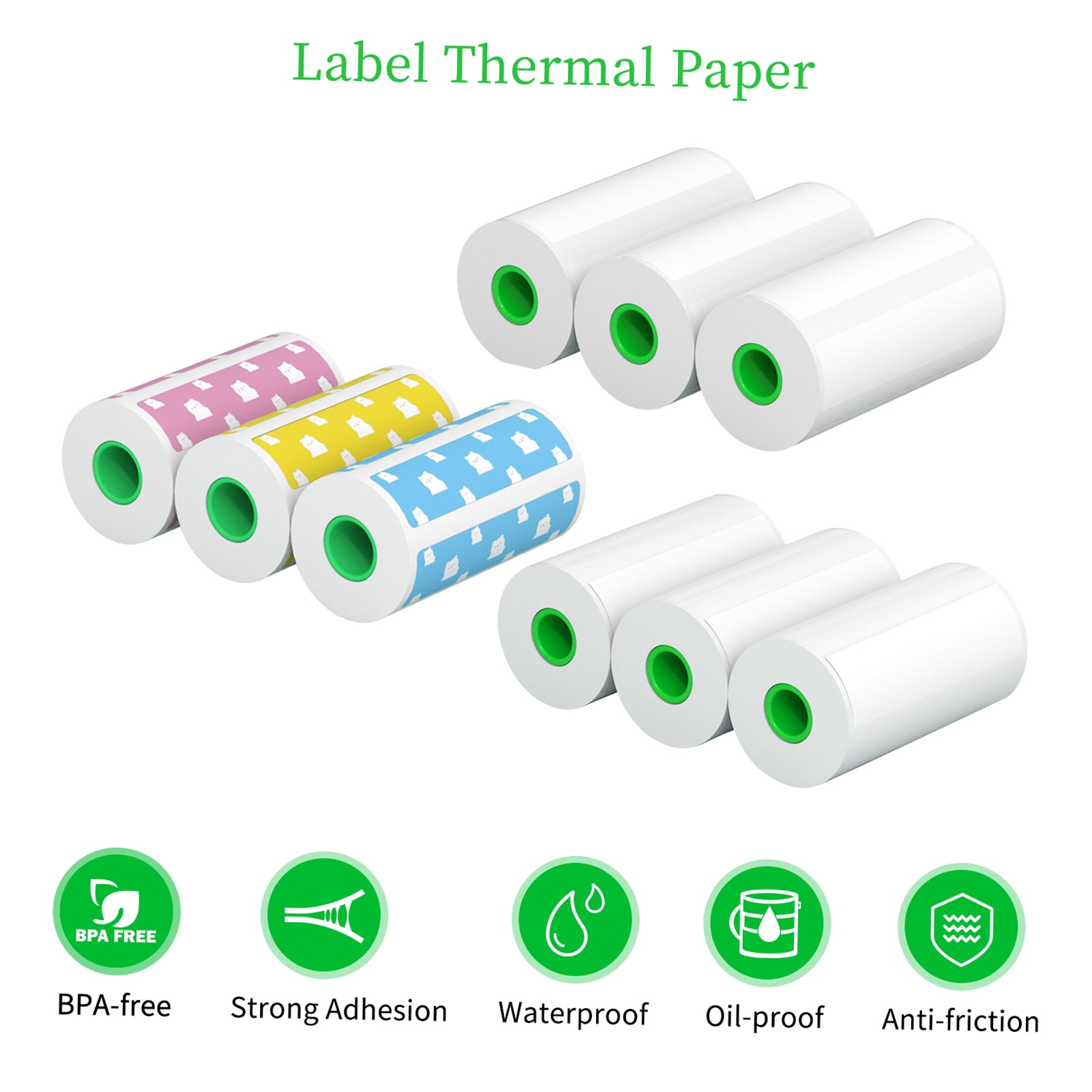 Label,3 Rolls Label A6/a9/a9s/a9 /a9 Max/a9s Oil-proof -friction A6/a9 ...