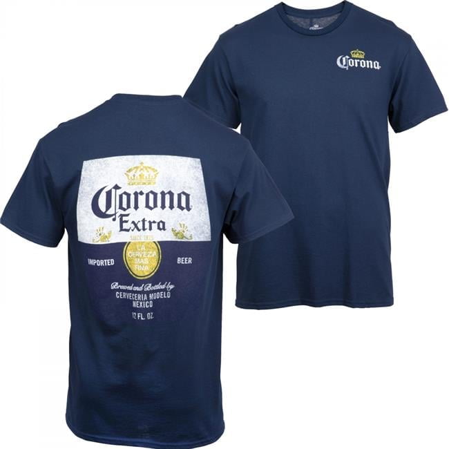 Label Colorway Front & Back Print T-Shirt, Ocean Blue - Small - Walmart.com