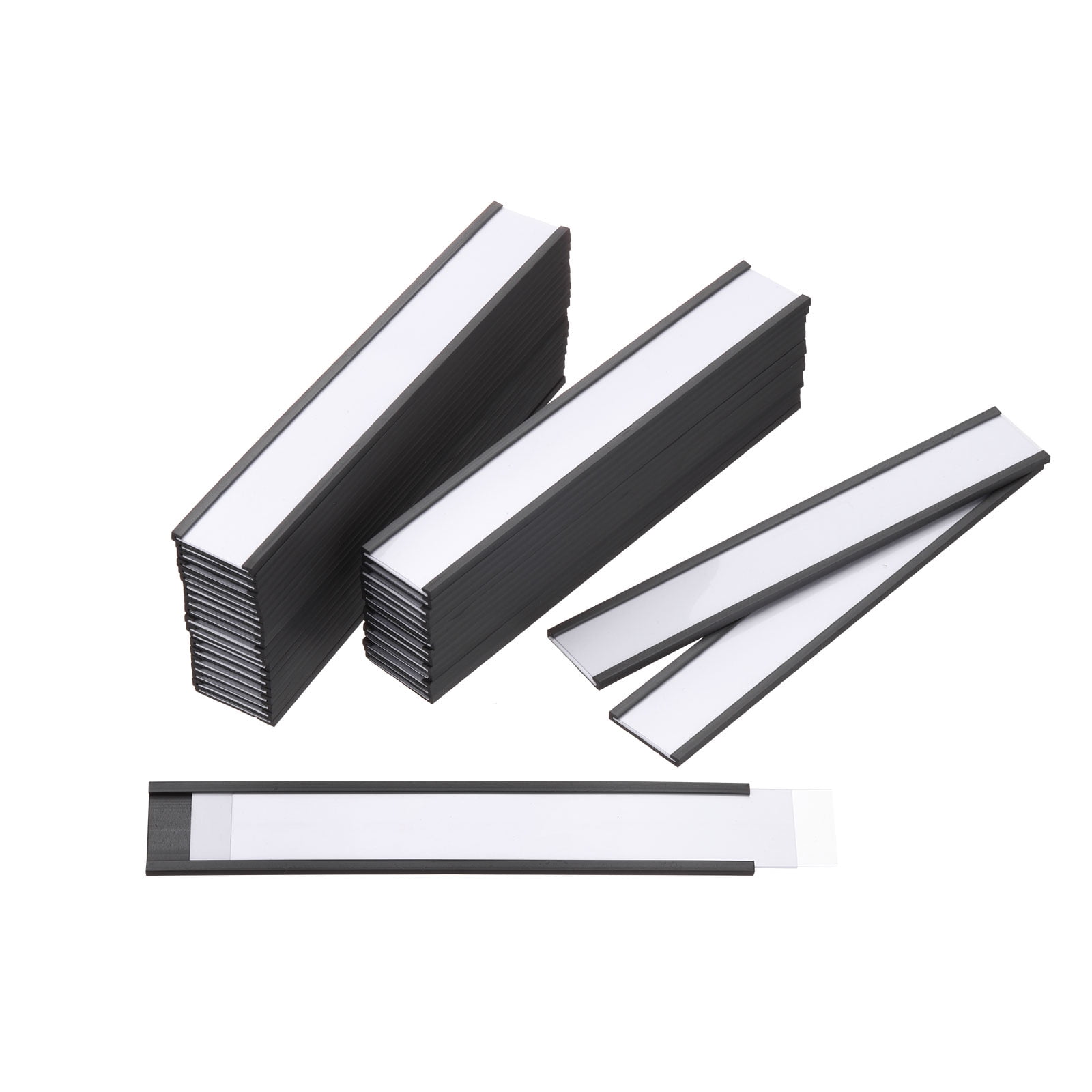 Label Holders 1" x 6" C Channel Rubber Magnetic for Metal Shelves ...