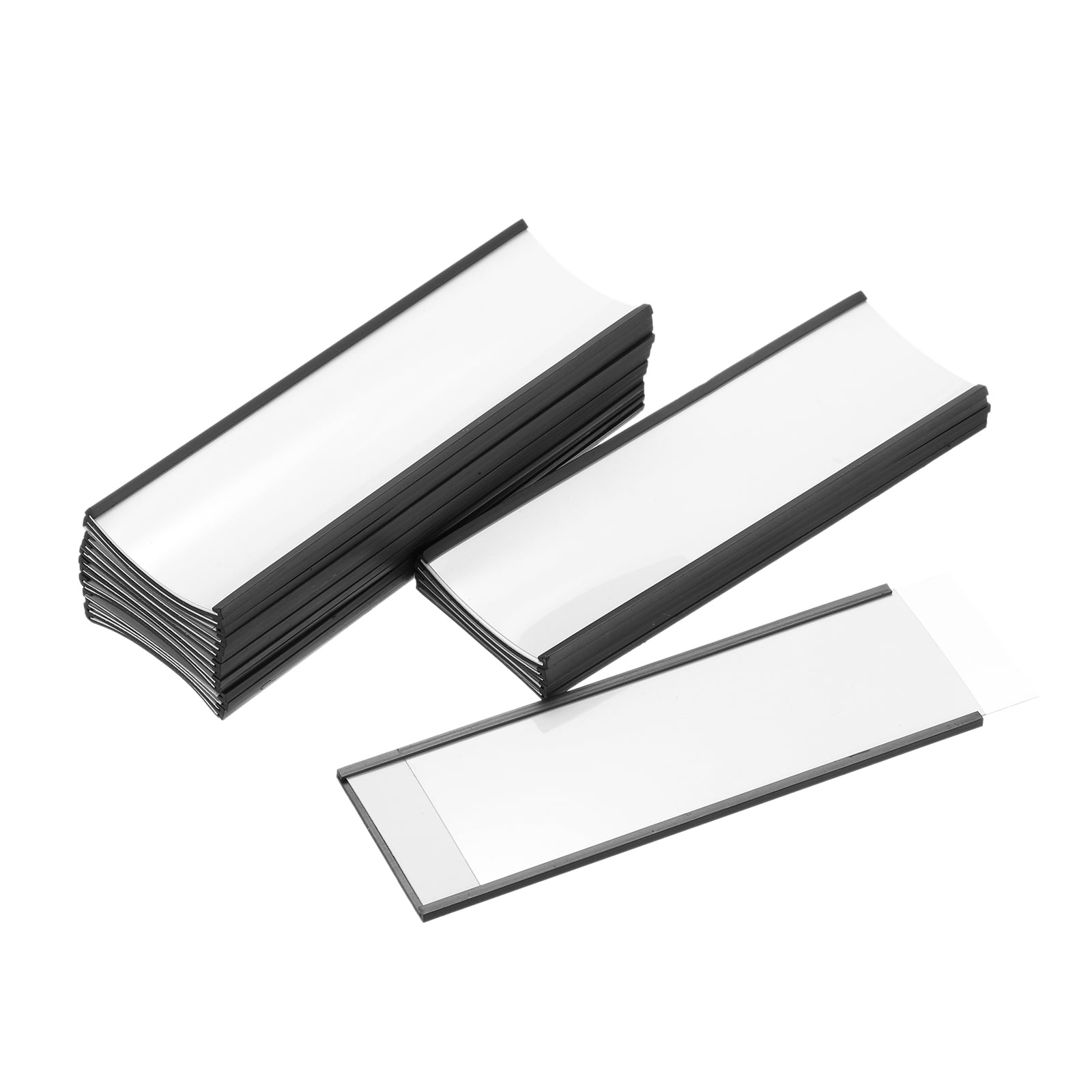 Label Holders 6" x 2" C Channel Rubber Magnetic for Metal Shelves ...