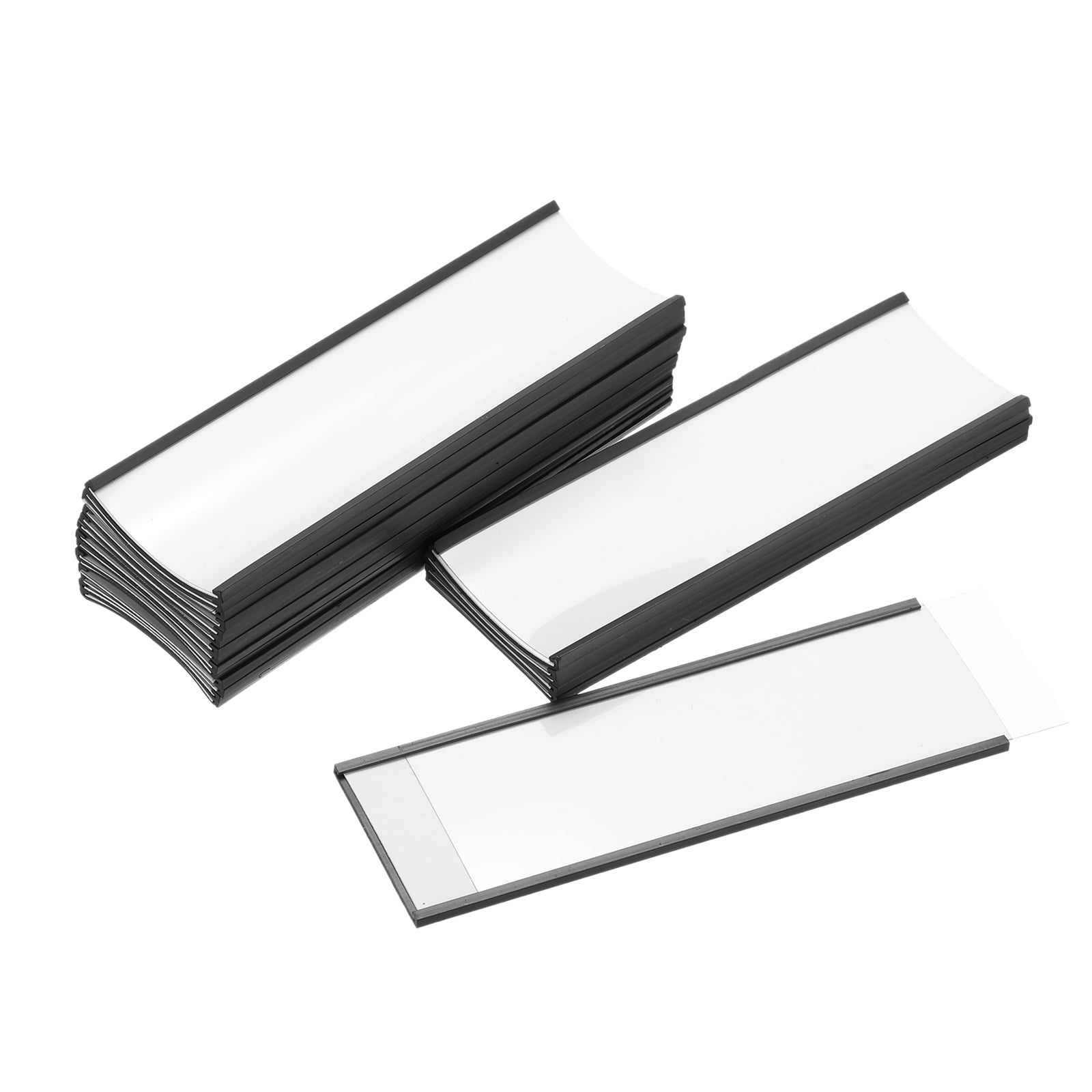 Label Holders 6" x 2" C Channel Rubber Magnetic for Metal Shelves ...