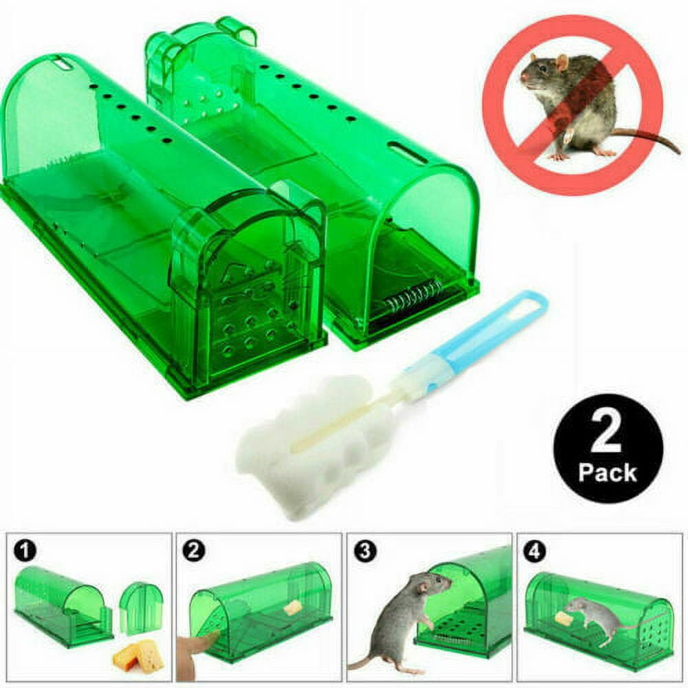 Label Kingdom 2 Pcs Humane Mouse Trap No Kill Catch And Release Mice