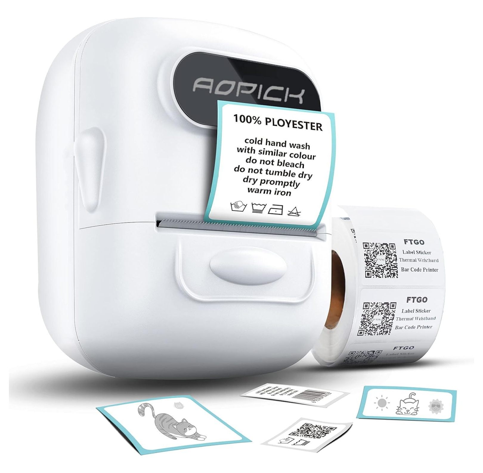 Label-Maker Barcode-Label-Printer, P50 Portable Thermal Label Maker ...