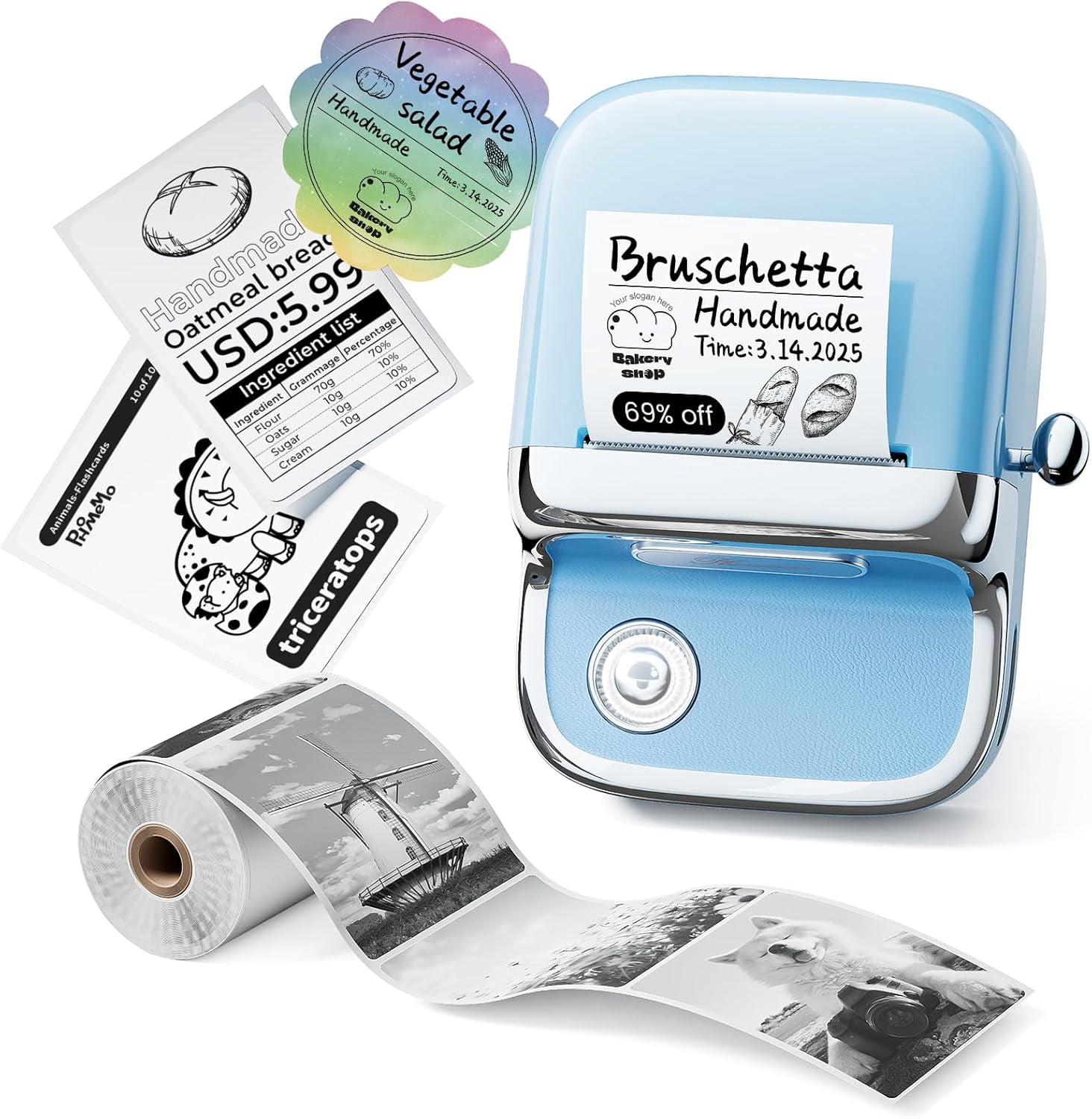 Label Maker, M150 2 Inch Mini Label Maker Machine with Tape, Bluetooth ...