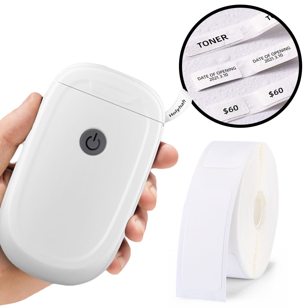 Label Maker Machine with 1 Roll Thermal Paper - P11 Cute Label Labeler ...