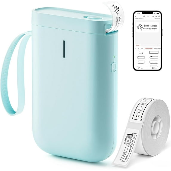 Label Maker Machine D11 Label Printer Portable Wireless Connection ...