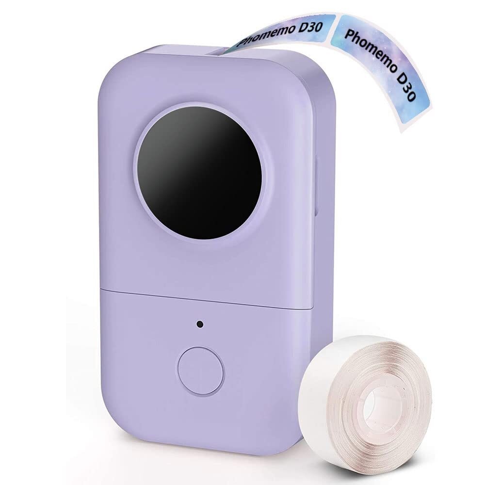 Label Maker Machine, D30 Portable Handheld Bluetooth Mini Label Printer ...