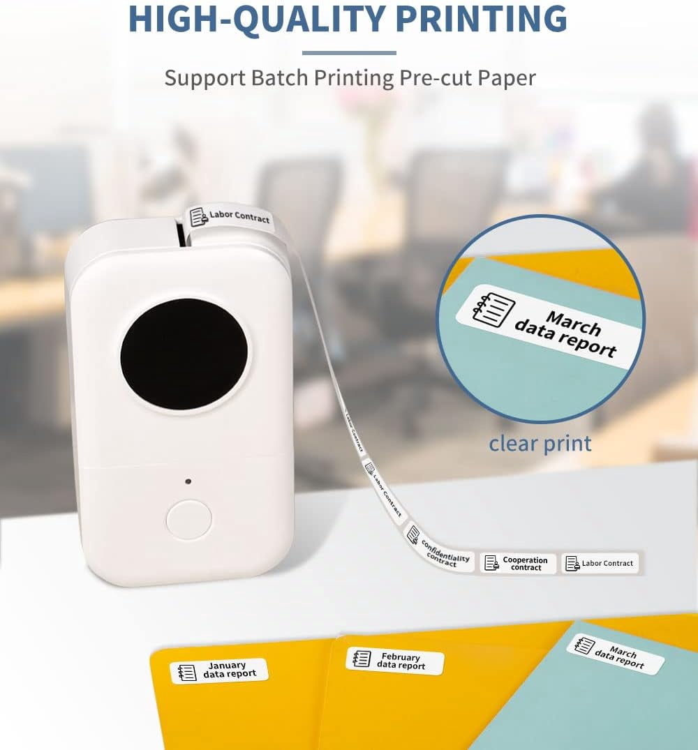 Label Maker D30 Portable Handheld Bluetooth Mini Label Printer ...