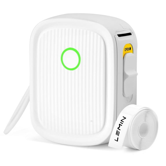 Label Maker Machine Portable Bluetooth Label Printer with Tape Wireless ...