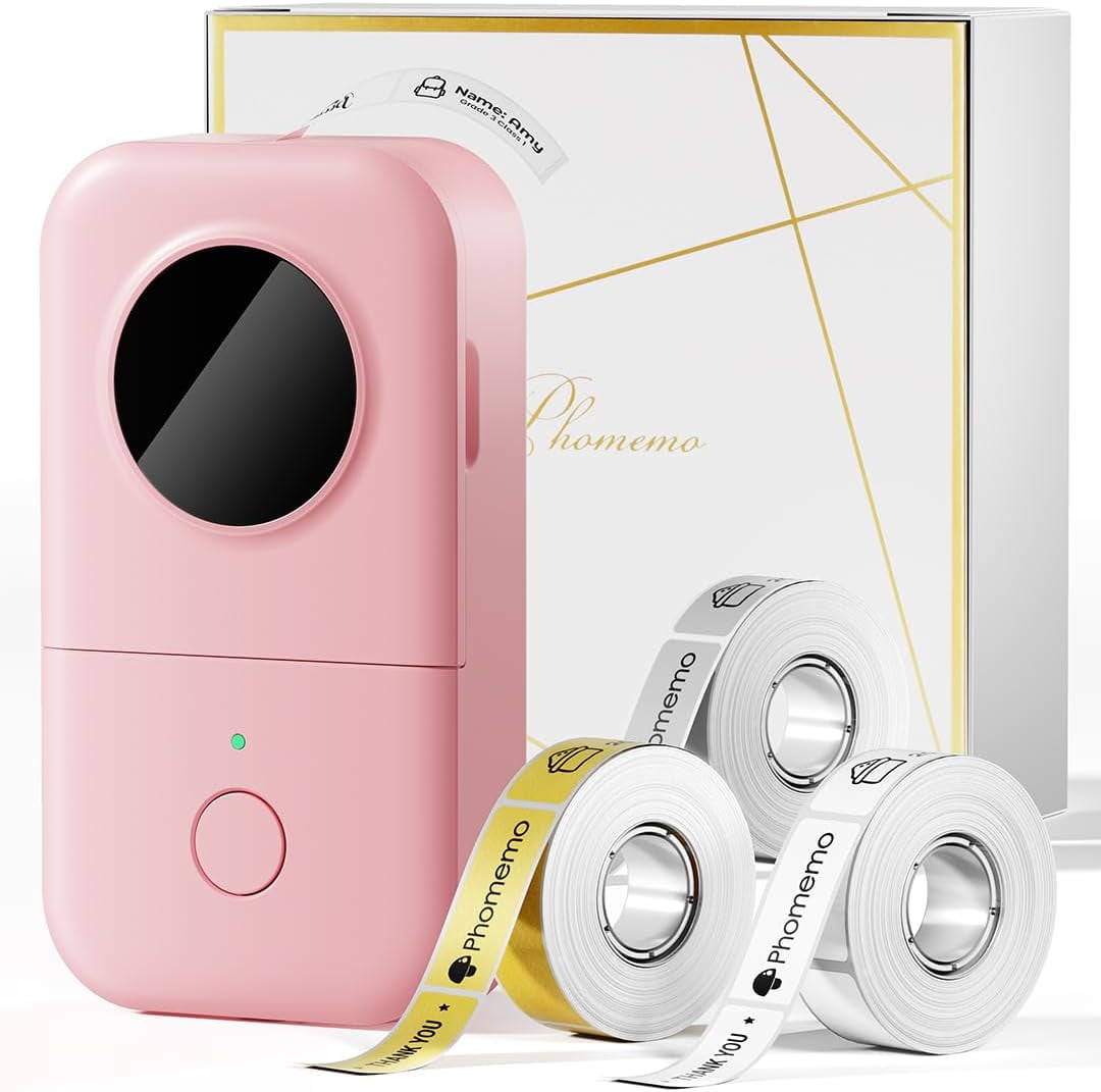 Label Maker Machine, Portable Bluetooth Mini Label Printer, Smartphone ...