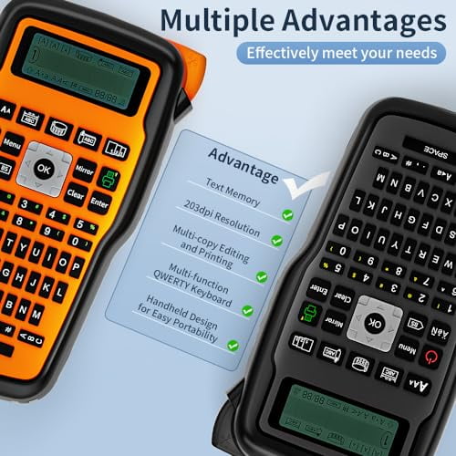 Label Maker Machine with Tape E1000 Pro Portable Label Maker,Label ...