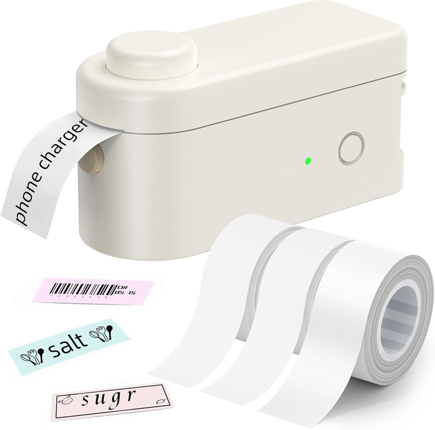 Label Maker Machine with Tape Includes 3 Label Tapes - Portable ...