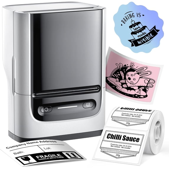 Label Maker Machine with Tape, PM220 Label Printer, 2 Inch Portable ...