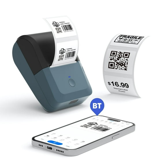 M110 Thermal Label Printer - Portable Bluetooth Address Label Maker for ...