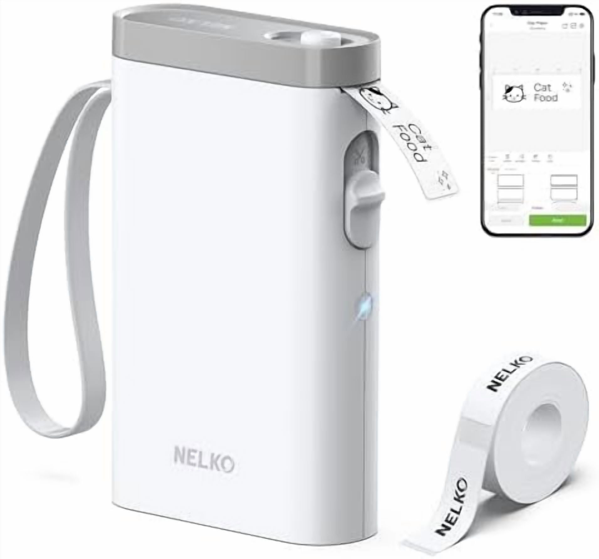 Label Maker Machine with Tape, P21 Bluetooth Label Printer, Wireless ...