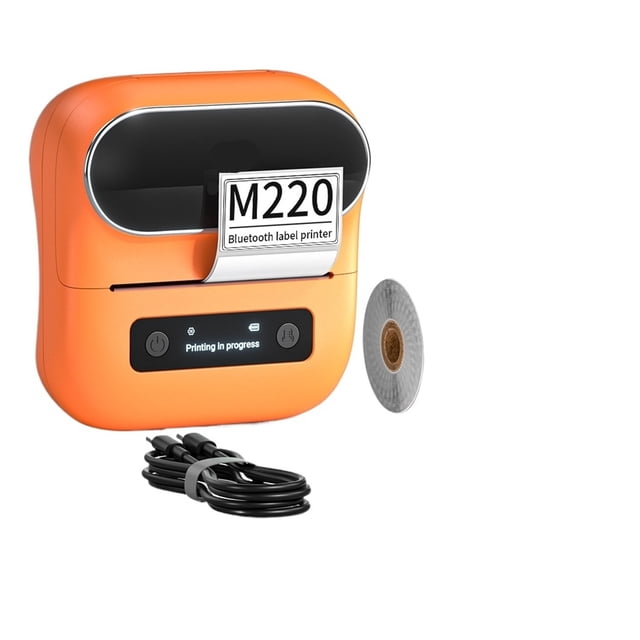 Label Printer Handheld Thermal Maker Bluetooth Barcode QR Code Sticker ...