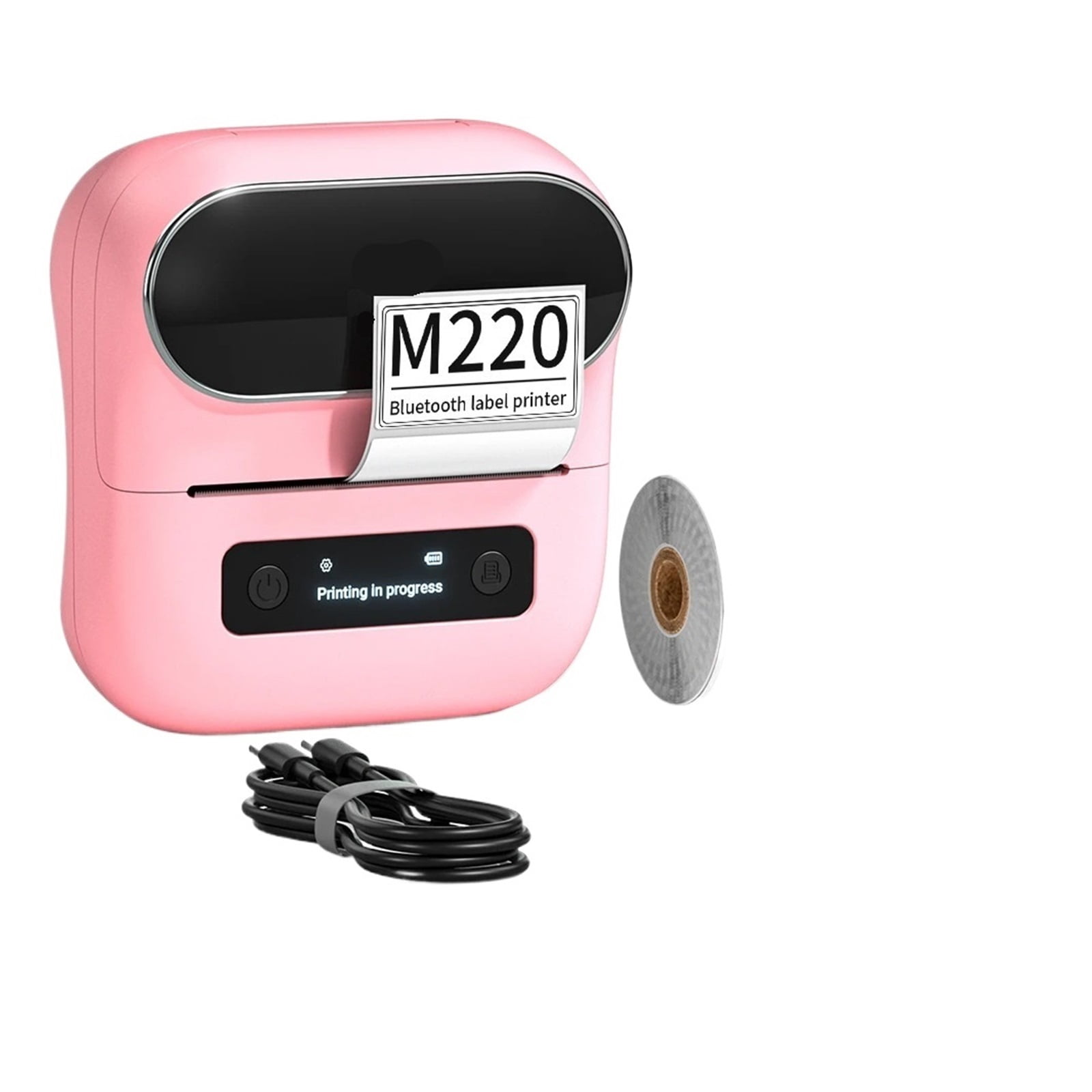 Label Printer Handheld Thermal Maker Bluetooth Barcode QR Code Sticker ...