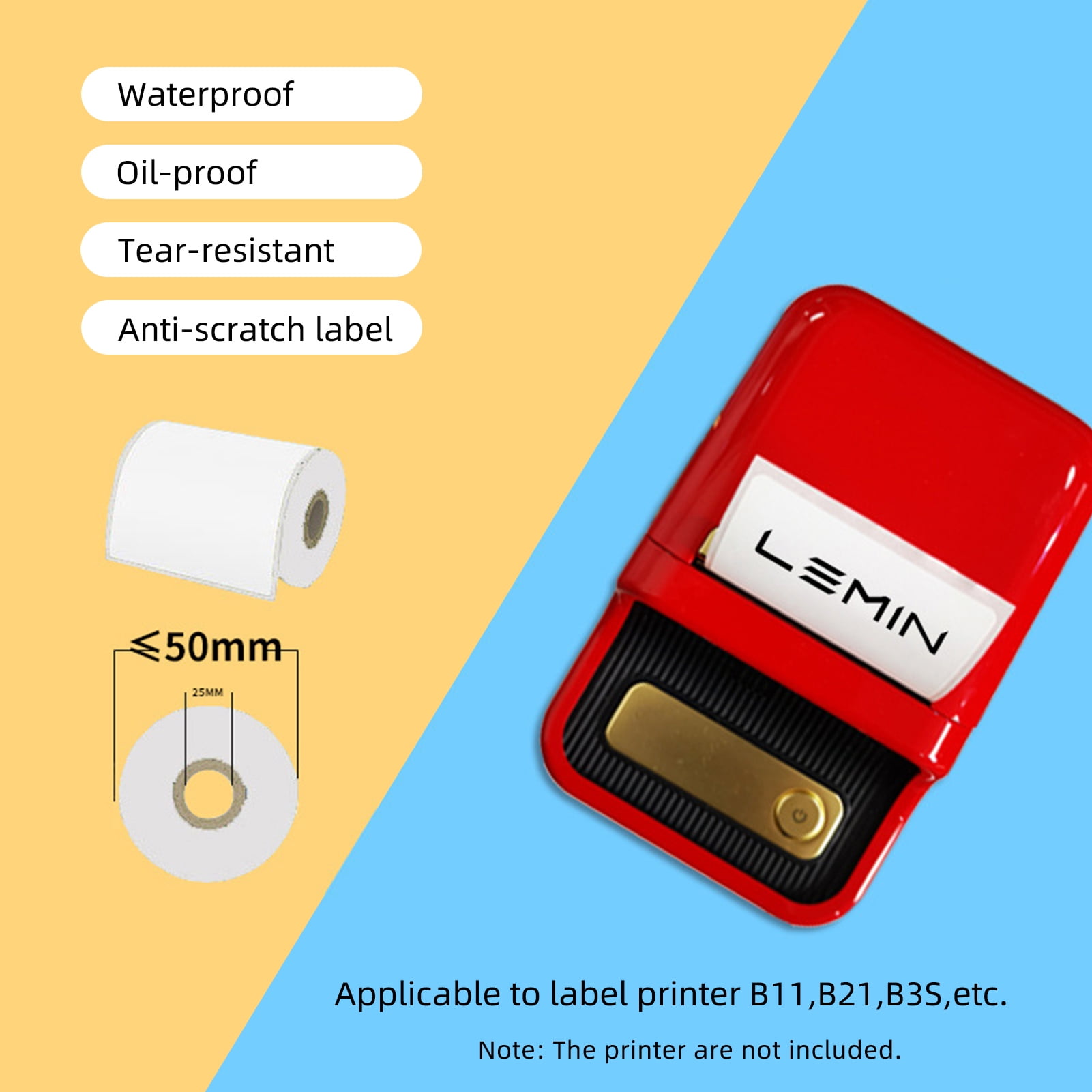Label paper,Printer Bottles Office 1.6x0.8 Inch Labels Label Stickers ...