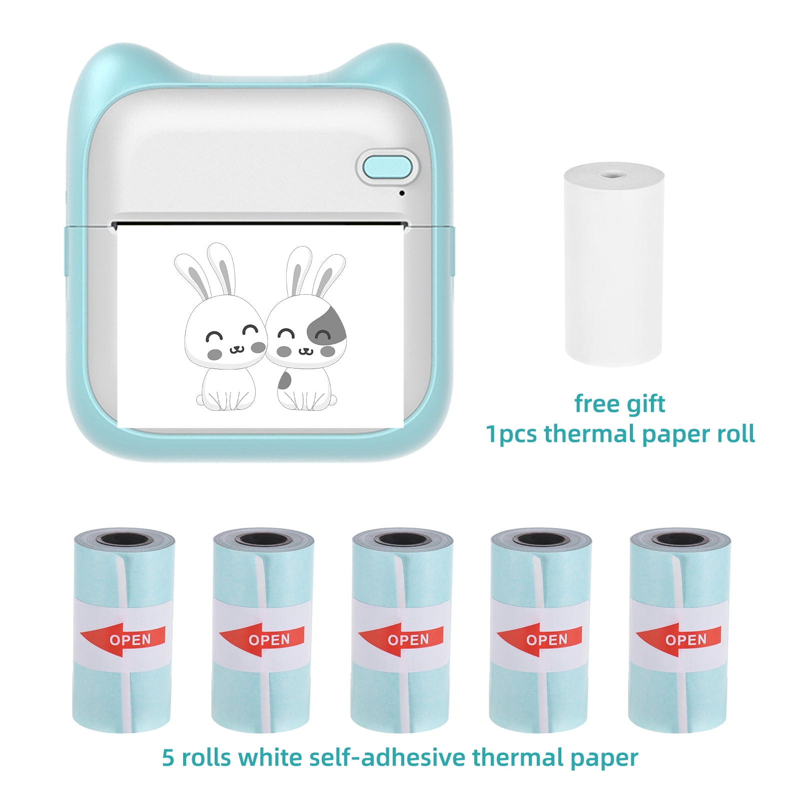 Label printer,Bt Picture Lable Thermal 203dpi Bt Handcraft List Notes ...