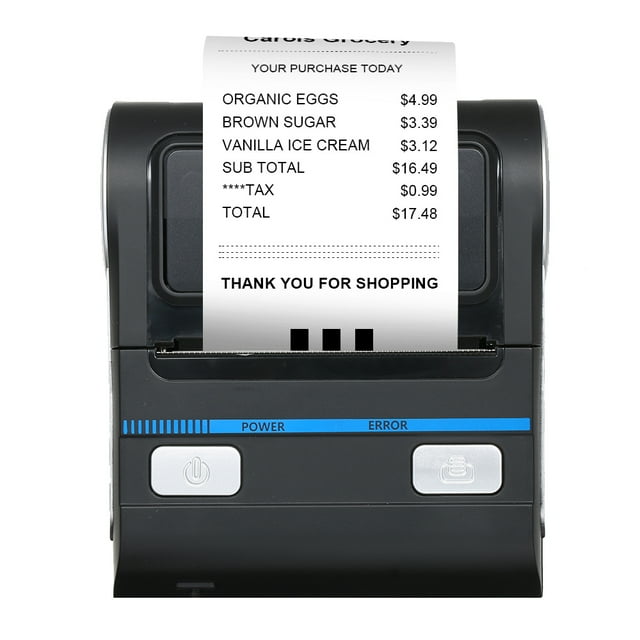 Label printer,Buzhi Dual-mode Built-in Portable 80mm Thermal Battery ...