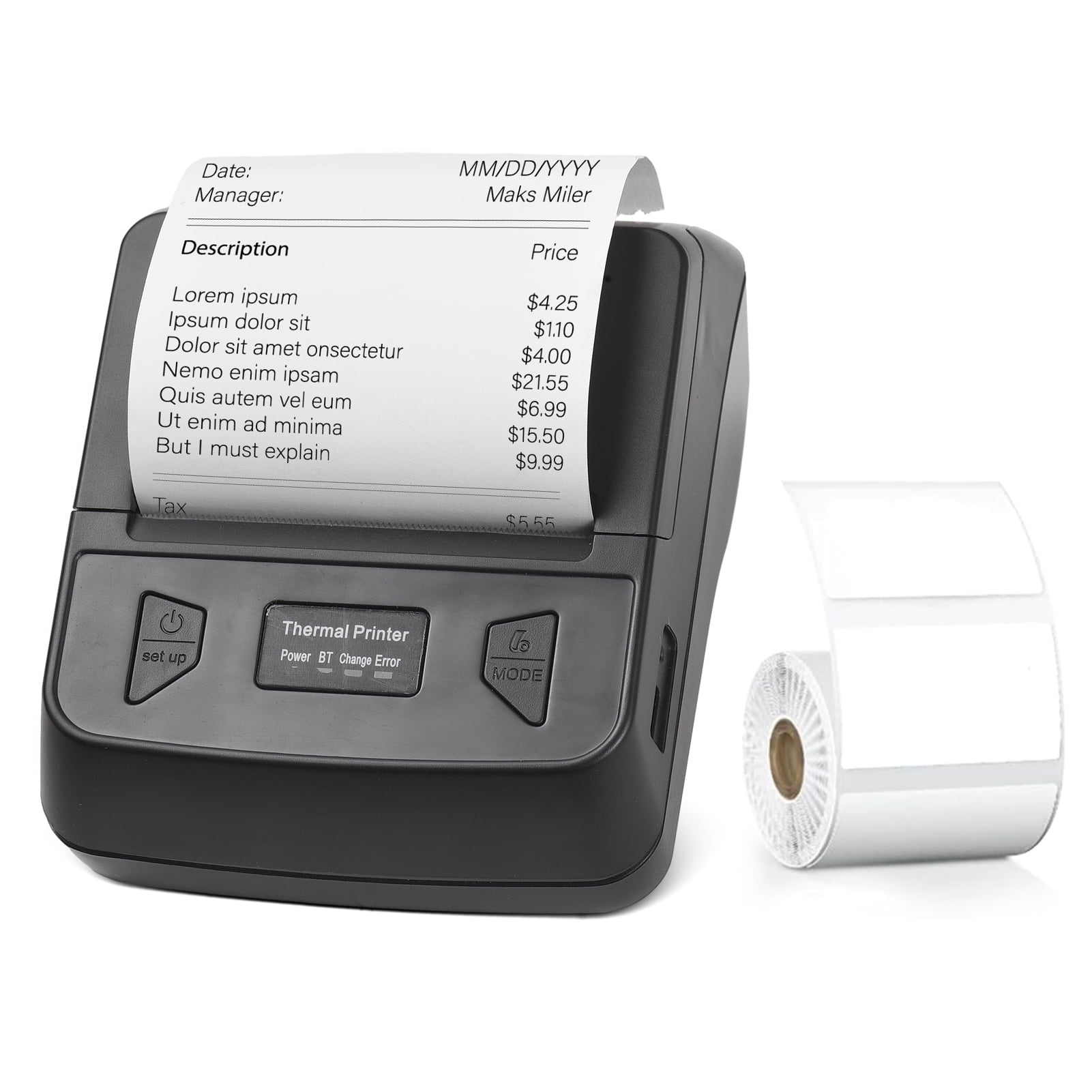 Label printer,Label Printer 80mm Receipt With Android/ios/windows Bill ...