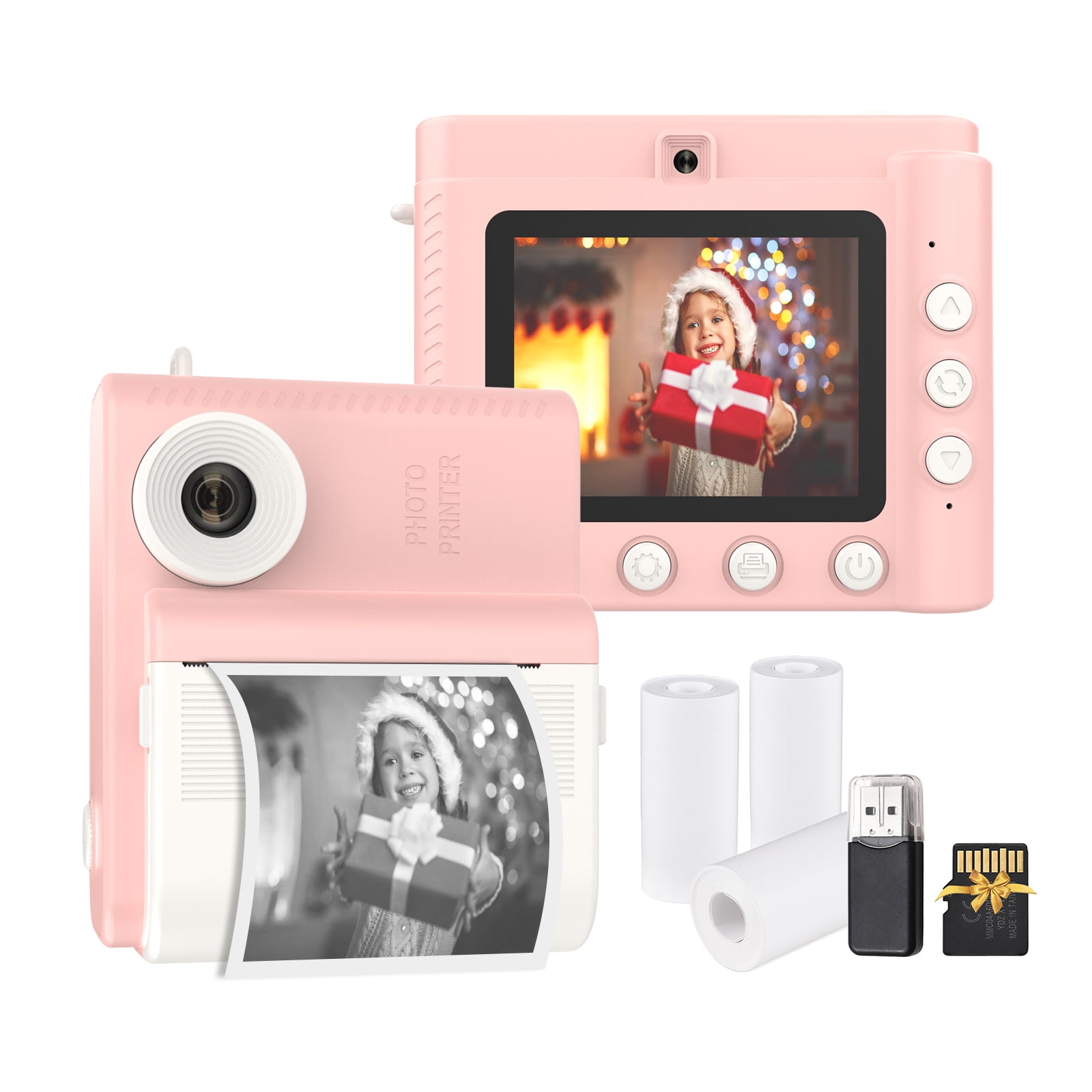 Label printer,Lens Camera With Thermal Camera Video Camera 3 Rolls ...