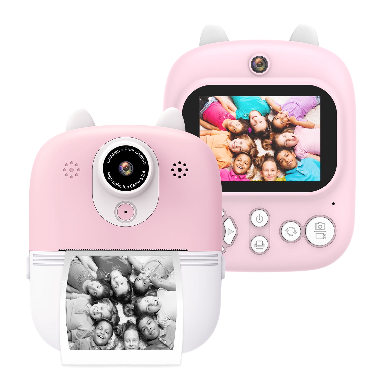 Label printer,Print Camera 12mp With 3 3-in-1 Camera Print Camera 2.4 ...
