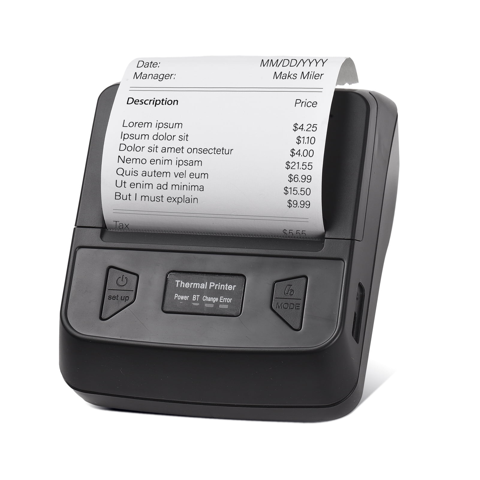 Label printer,Printer Mobile Bill With Android/ios/windows Command ...
