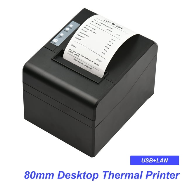 Label printer,Receipt Printer 80mm Cutter Support Esc/pos Thermal ...