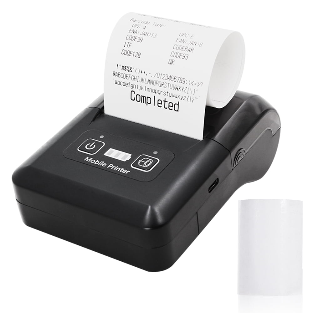 Label printer,Thermal Printer 2 57mm Print Paper Bill Ticket Printer ...