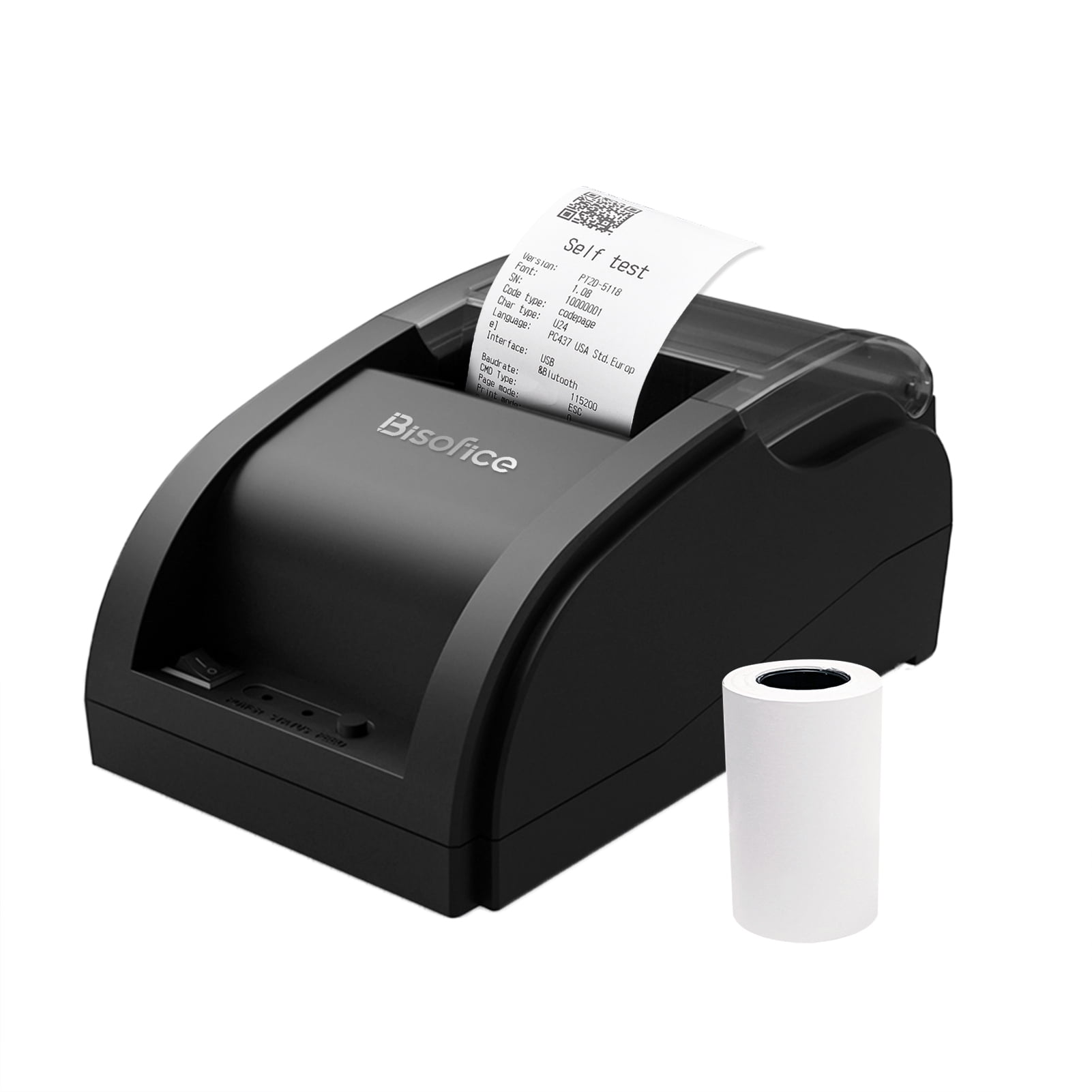 Label printer,With 1 Roll Windows Android Ios Esc Command 1 Roll Paper ...