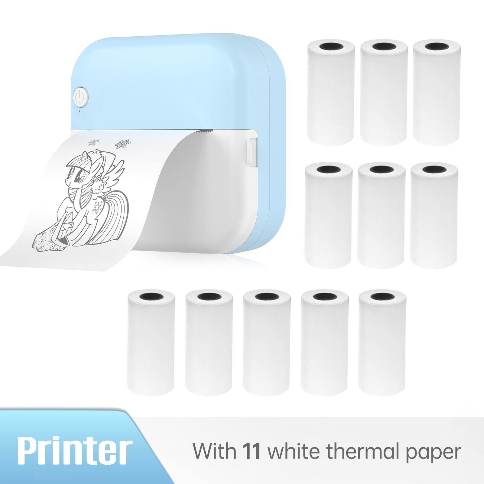 Label printer,With Ios Android Inkless Support Bt Printer Printer ...