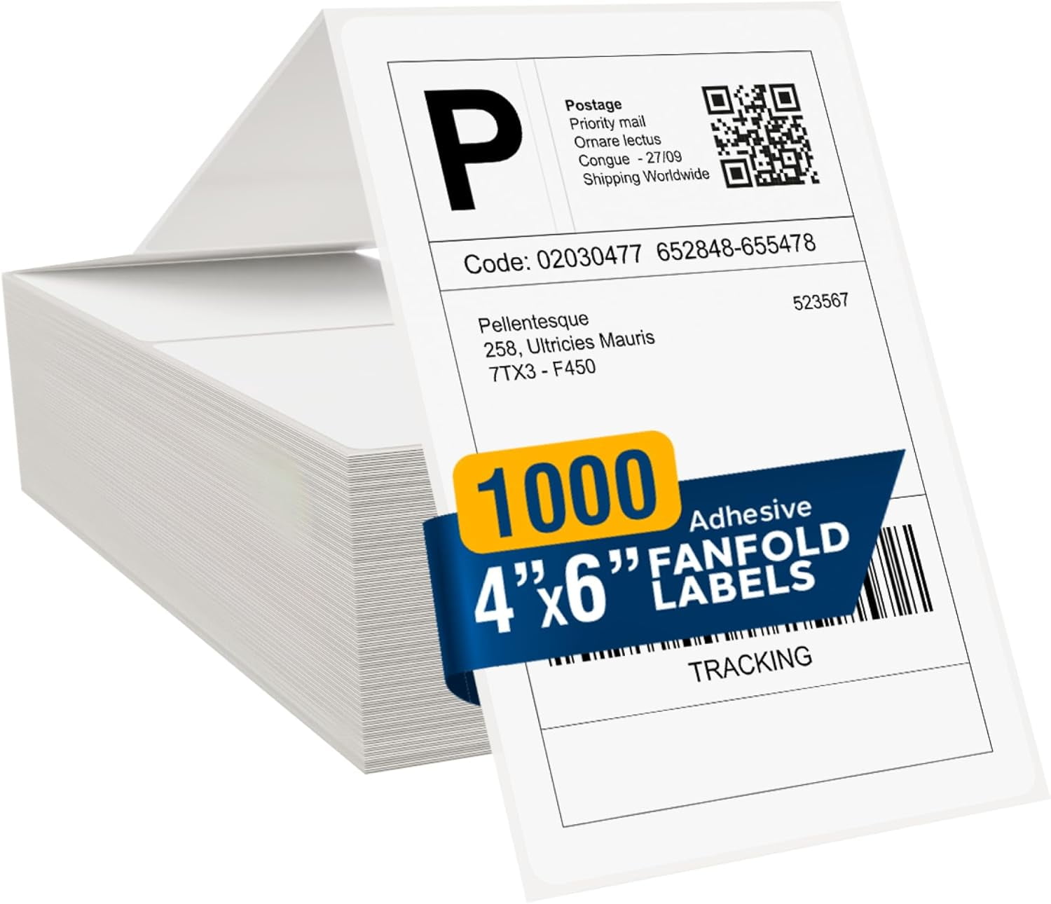 LabelMe 4x6 Thermal Labels - 4x6 Labels, Shipping Labels, 4x6 Fanfold ...