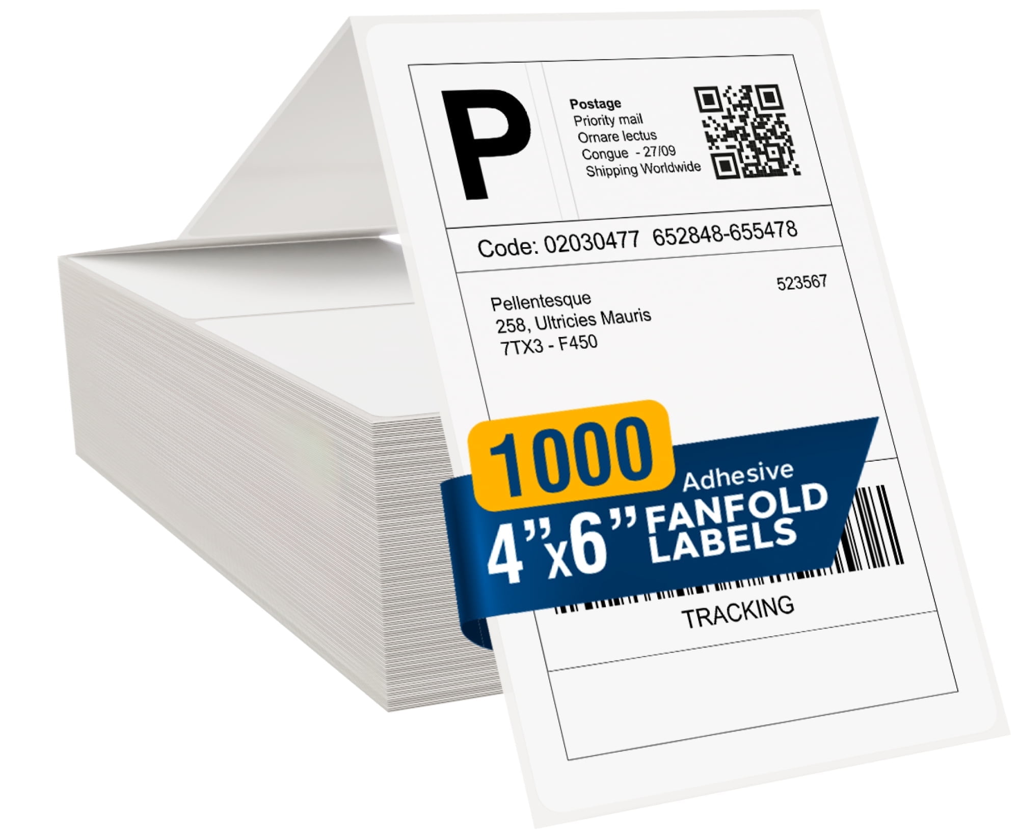 LabelMe 4x6 Thermal Labels - 4x6 Labels, Shipping Labels, 4x6 Fanfold ...