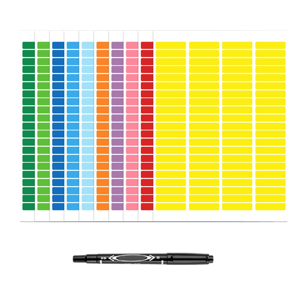 Labeling Marking Rainbow Color Color Coding Labels Rectangular Colored ...