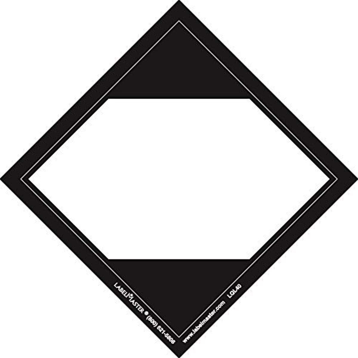 Labelmaster LQL40 Quantity Label, Blank, 100 mm x 100 mm, Paper, (Pack ...
