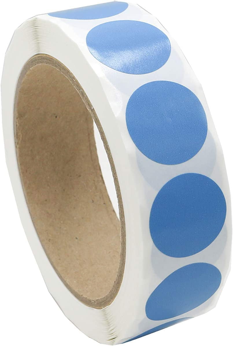 Labels 1 Inch Round Permanent Color-Code Dot Stickers, 1000 Sticker per ...