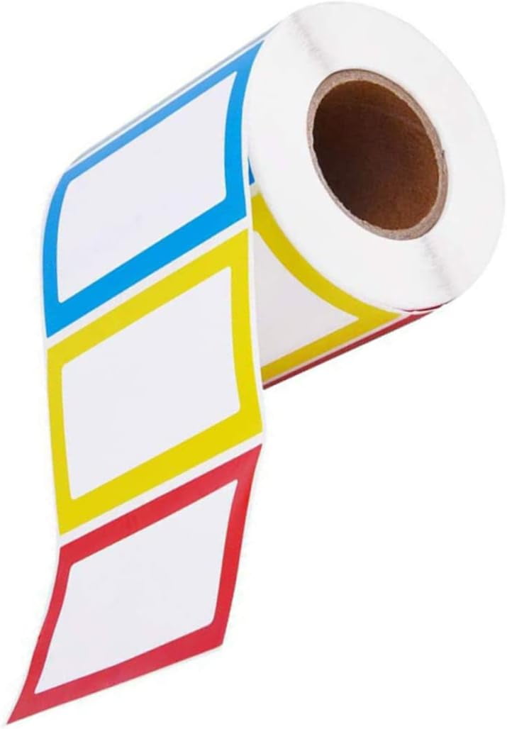 Labels 2 Roll Colorful Envelopes Gift Tags Food Stickers Name Label ...