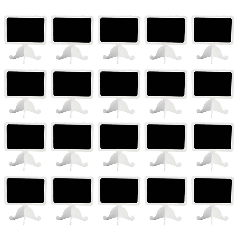Labels 20 Pcs Decoarport Decorative Piece Black Letter Board Small ... Labels 20 Pcs Decoarport Decorative Piece Black Letter Board Small ...