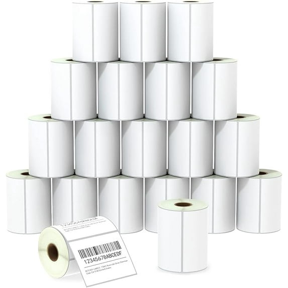 Labels Compatible with Zebra & Rollo Label Printer,Premium Adhesive ...