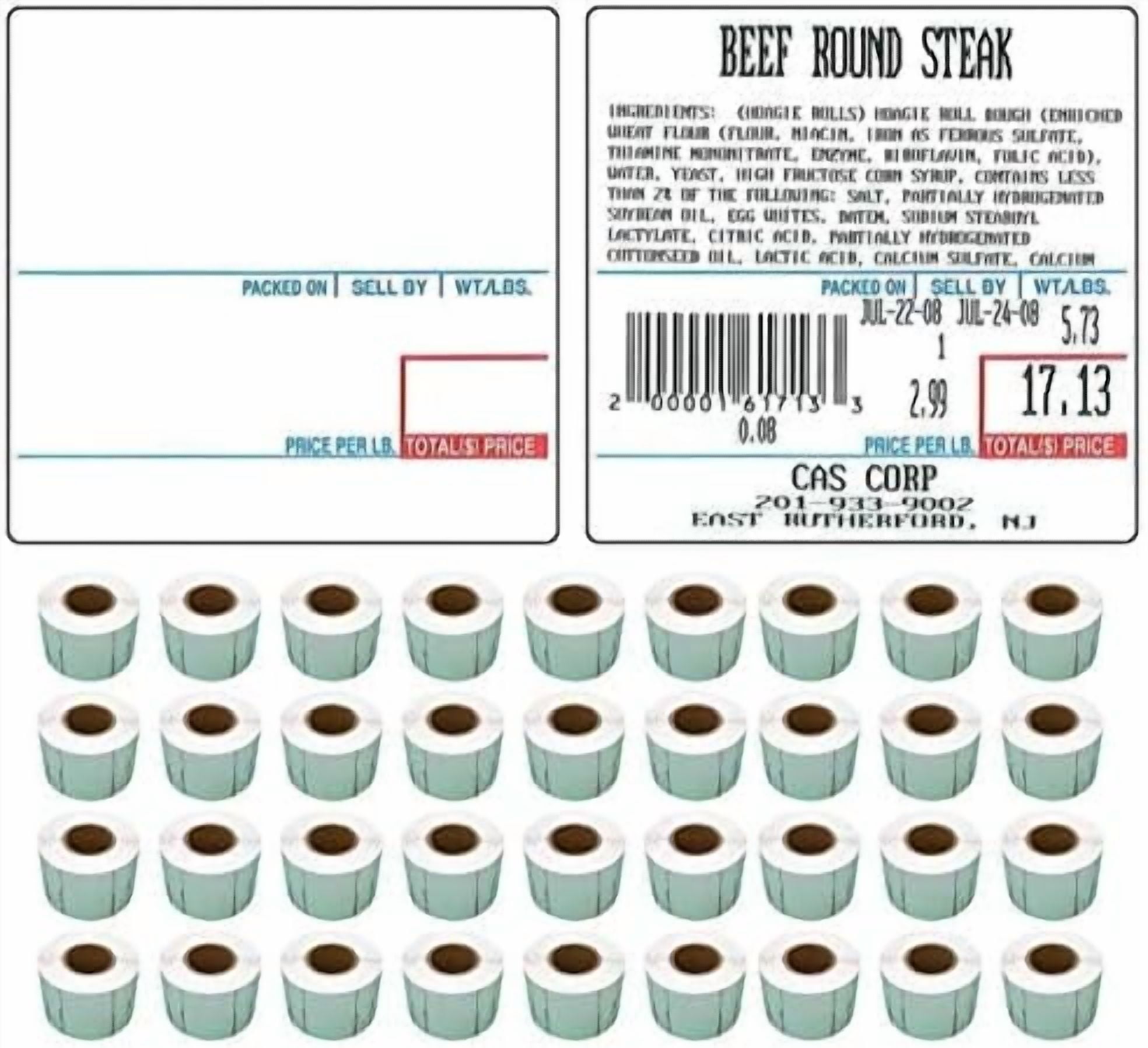 Labels LST-8020 Thermal 36 Rolls - 18,000 Labels 58 x 60mm Printer ...