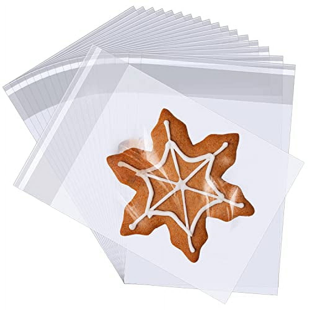 Labeol 400pcs Cellophane Bags .. 4x6 Self Sealing Cookie .. Bags for ...