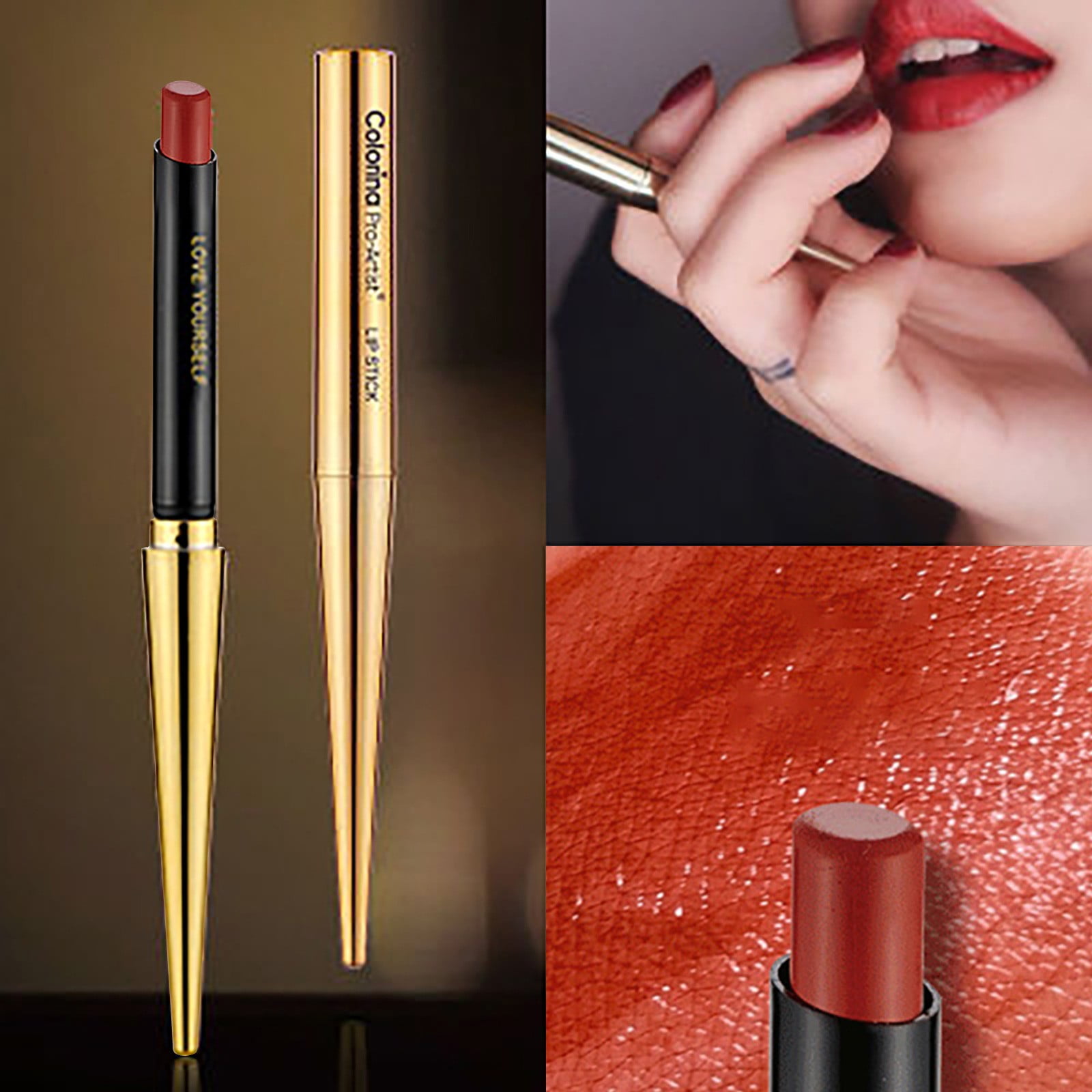 Labial Lip Color Korean Makeup Tip Pipe Lipstick Moisturizing Moisture ...