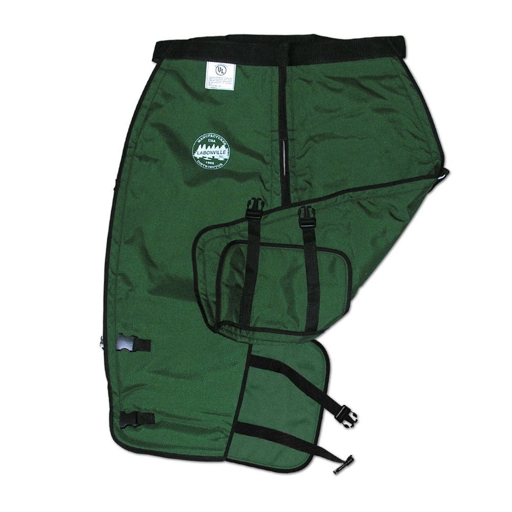 Labonville Full-Wrap Chainsaw Safety Chaps, Forest Green - Regular ...